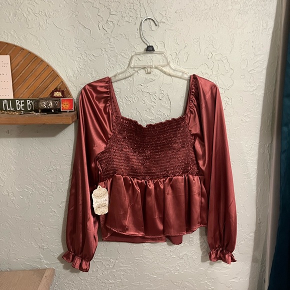 Altar'd State | Tops | Altard State Satin Top | Poshmark
